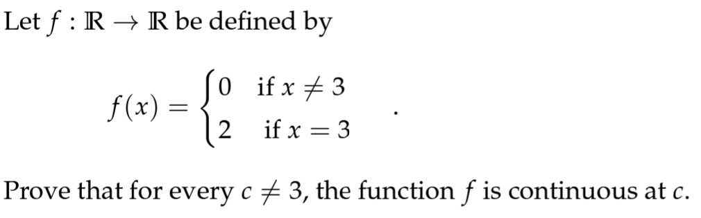 Solved Let f:R→R be defined by f(x)={02 if x =3 if x=3. | Chegg.com