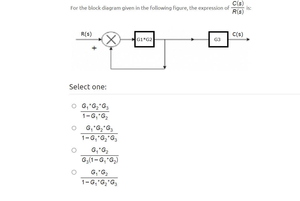 Solved For the block diagram given in the following figure, | Chegg.com