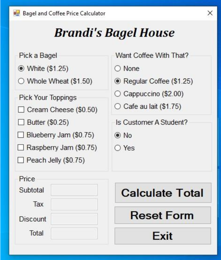 Solved Visual Basics Modify This Program That Adds A 20 