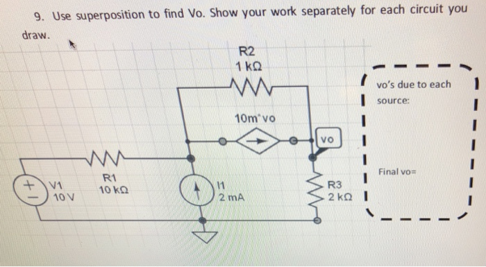 Solved 1. The circuit below is powered by +15V and-15V. Find | Chegg.com