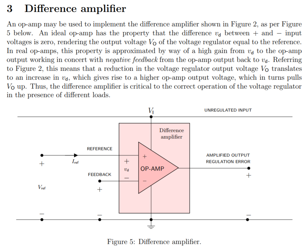 Solved 3 Difference amplifier An op-amp may be used to | Chegg.com