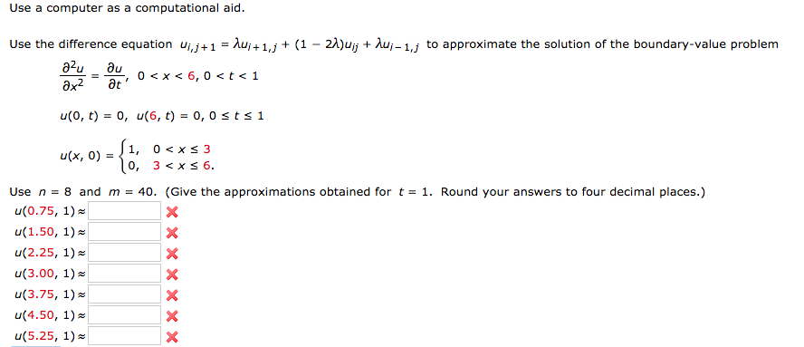 Solved Use a computer as a computational aid Use the | Chegg.com
