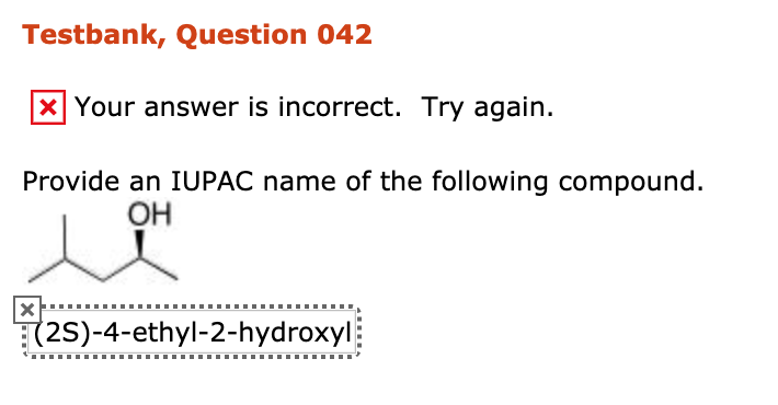 Solved Testbank, Question 042 X Your answer is incorrect. | Chegg.com Solved Testbank, Question 042 X Your answer is incorrect. | Chegg.com