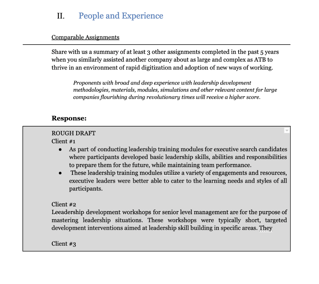 client 1 Leadership training modules for | Chegg.com