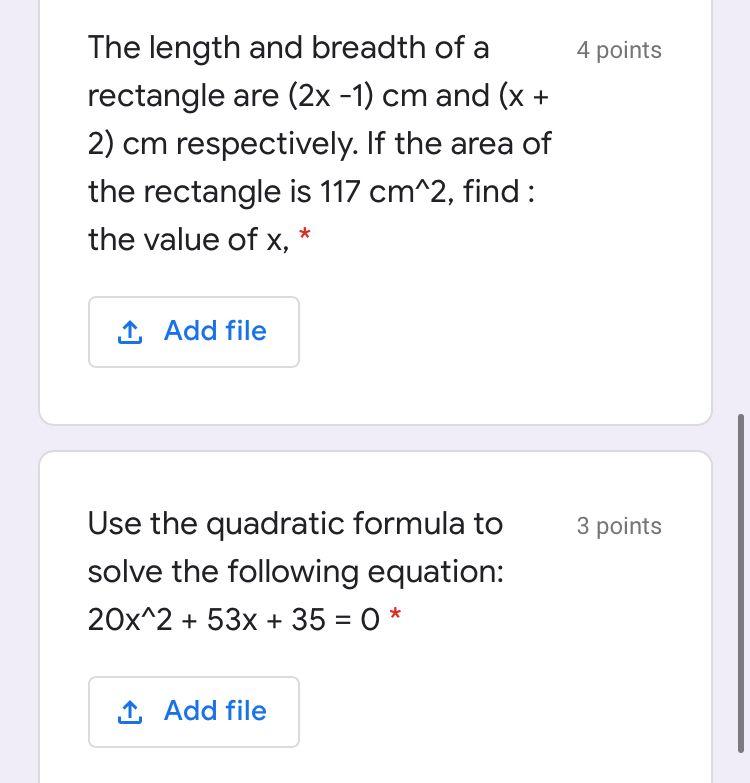 Solved 4 points The length and breadth of a rectangle are | Chegg.com
