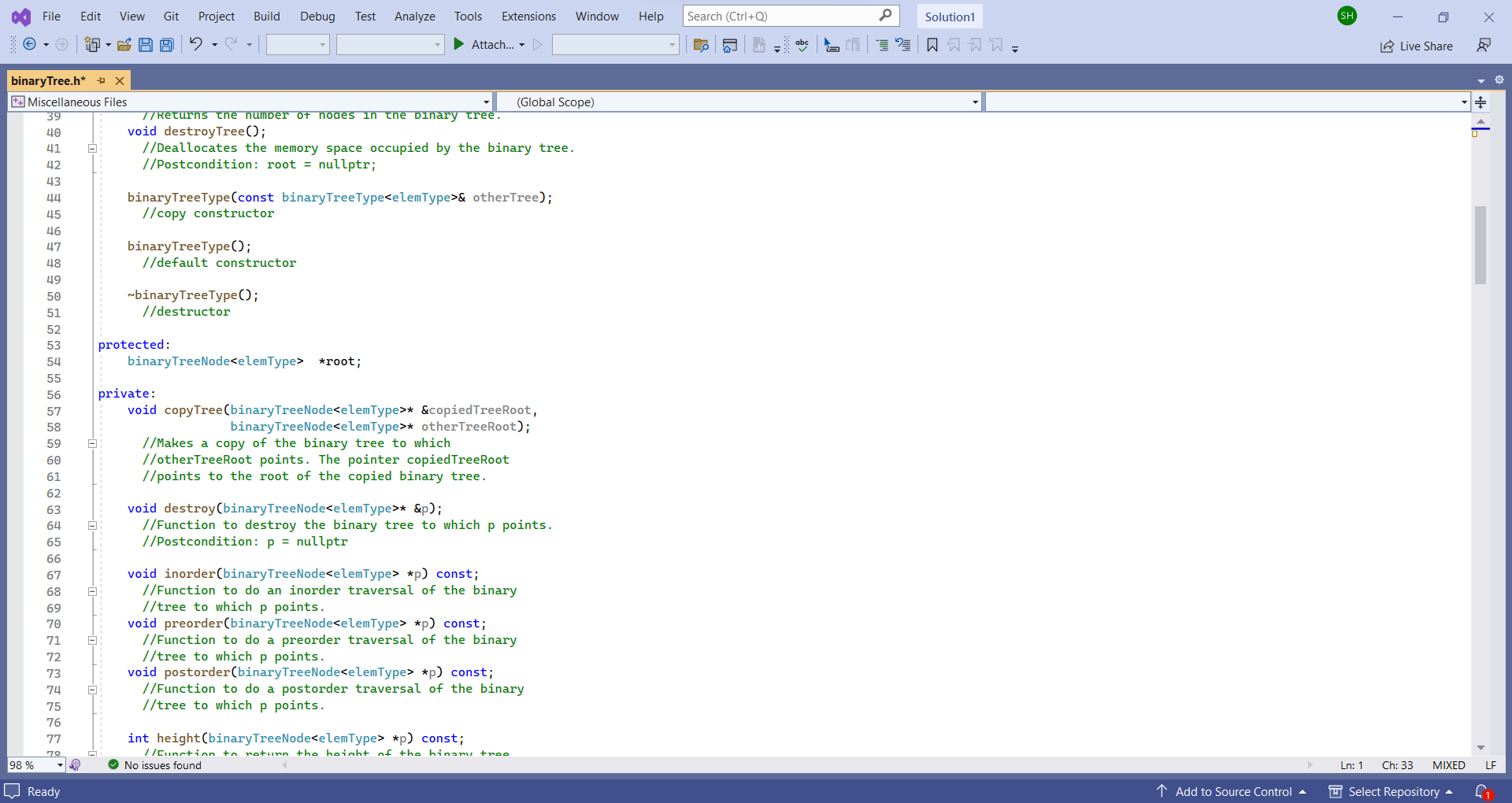 Solved C++Add a function treeLeavesCount, which returns the | Chegg.com