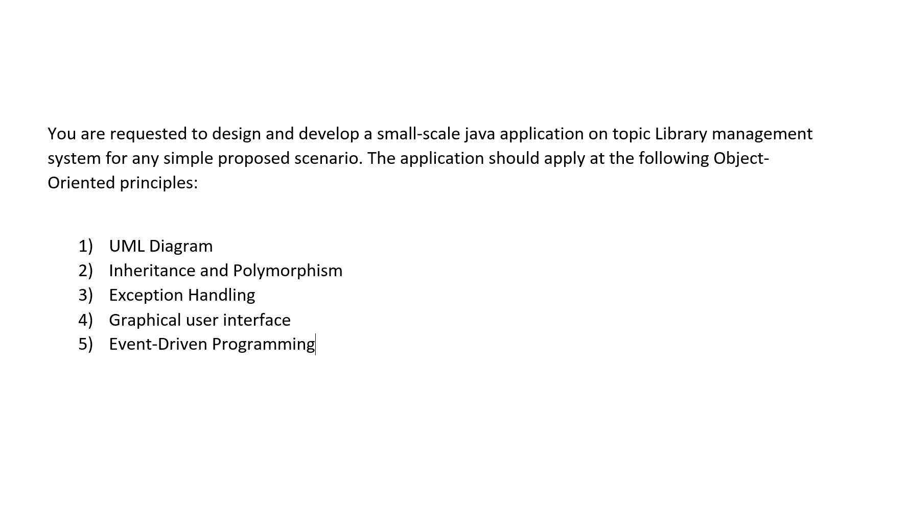Solved Built a Java project coding with this topic: 1) UML | Chegg.com