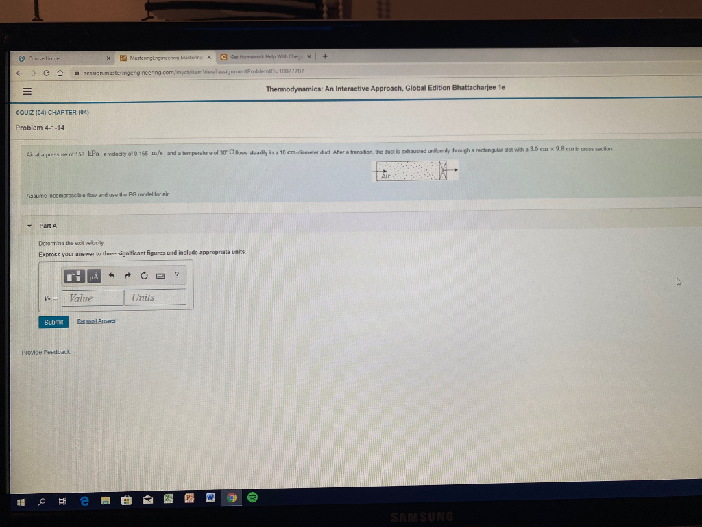 Solved Course Home * Mastering Engineering Mastering x C Cet | Chegg.com