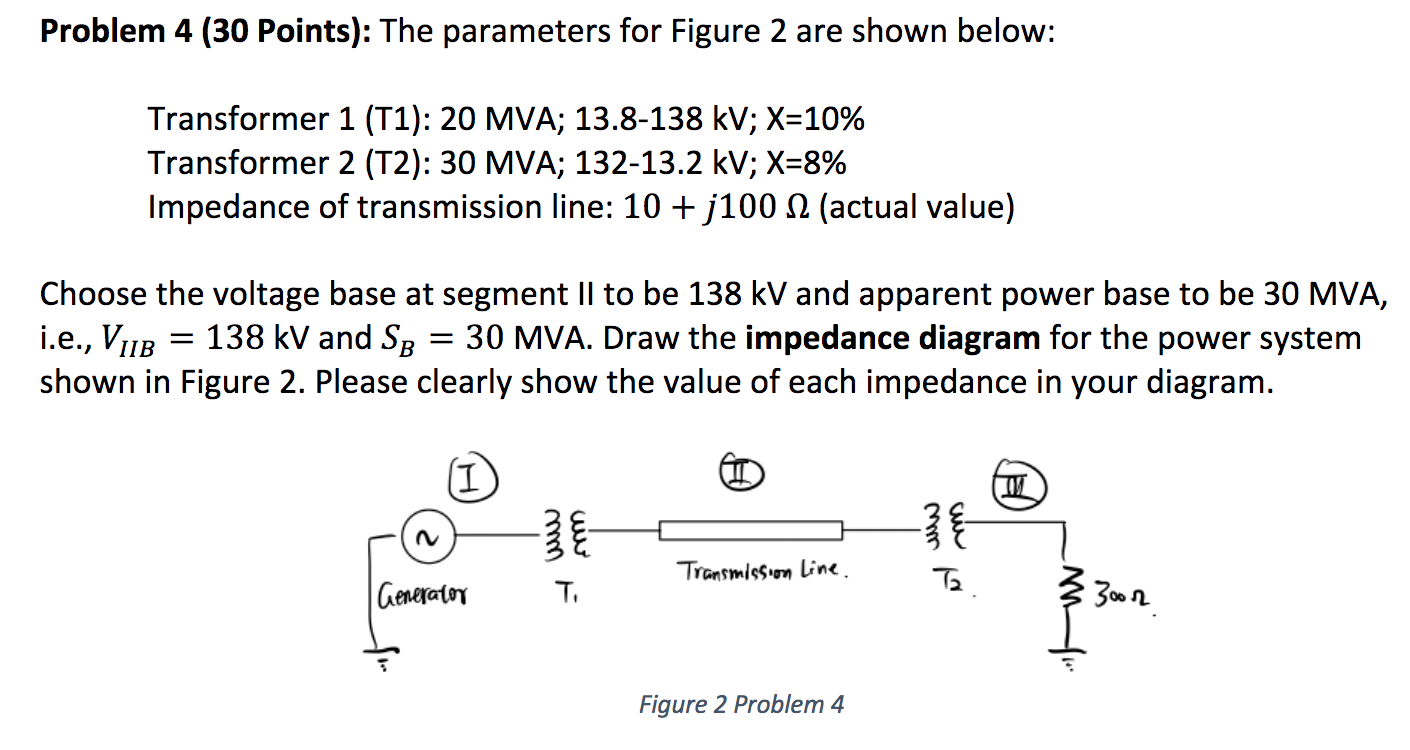 Solved Transformer 1 (T1): 20MVA;13.8−138 kV; X=10\% | Chegg.com