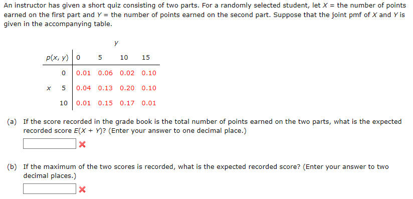 Solved An instructor has given a short quiz consisting of | Chegg.com