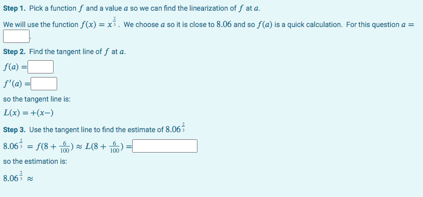 Solved Linear Approximation Tangent A Use A Linear 