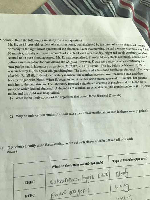 Solved Read the following case study to answer questions. | Chegg.com