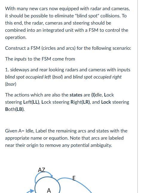 With many new cars now equipped with radar and | Chegg.com