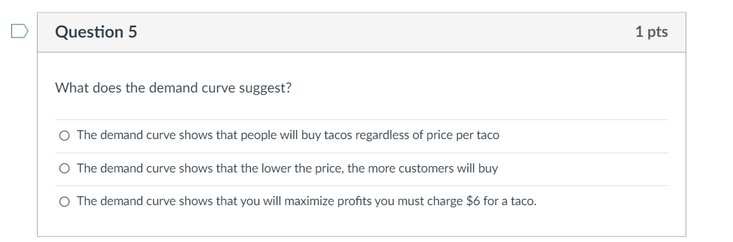 Solved Question 1 1 pts In addition to determining where to | Chegg.com