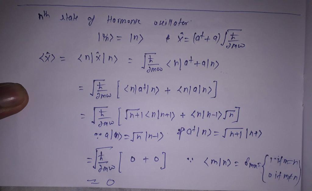Solved ith itate of Harmonic onillotor. | Chegg.com