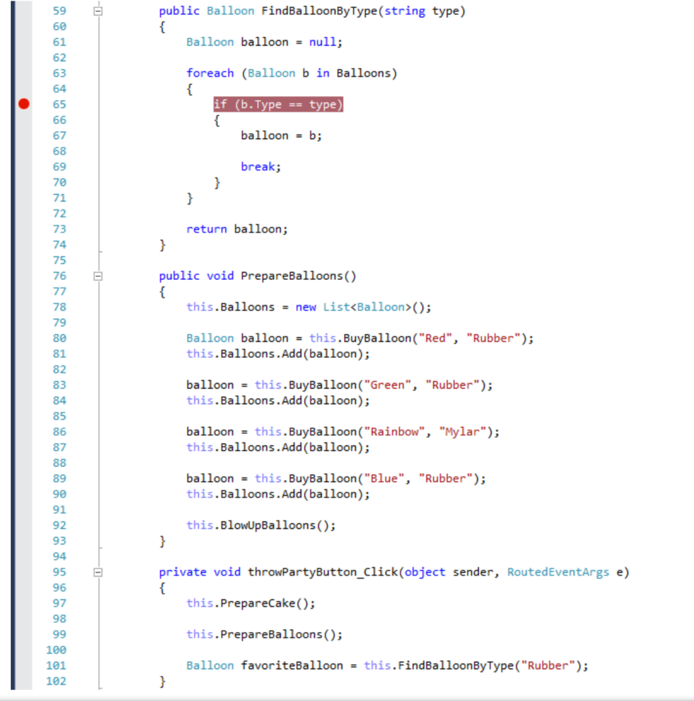 Solved If a breakpoint were set on the if statement as shown | Chegg.com