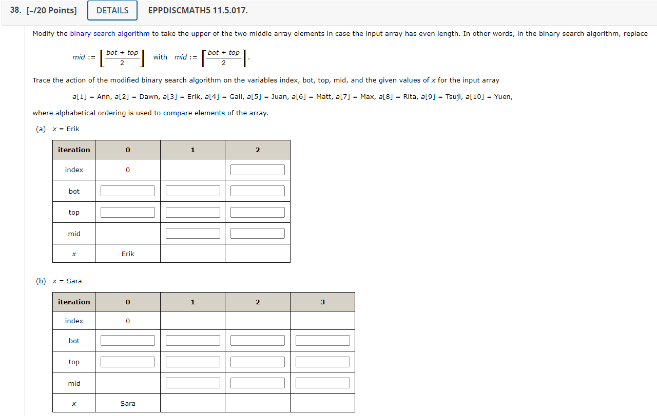 Solved I need help with Discrete Math | Chegg.com