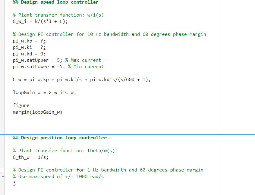 Solved \%\% DC machine modeling \% Created: Class of ECE | Chegg.com