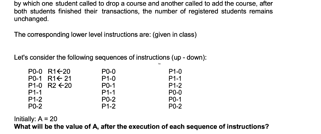 Solved Critical Section & the Critical Section Problem Let's | Chegg.com