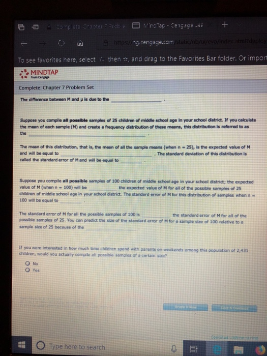 Solved Complete: Chapter 7 Problem Set 2. Central Limit | Chegg.com