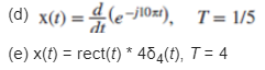 Solved Using the CTFS table of transforms and the CTFS | Chegg.com