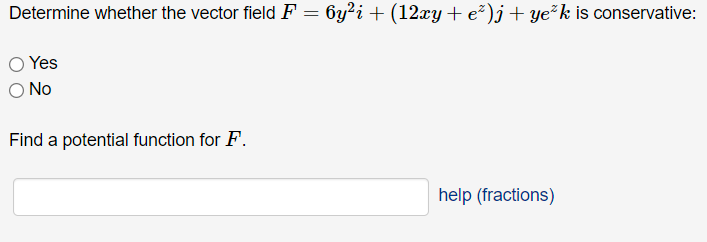 Solved Determine whether the vector field | Chegg.com