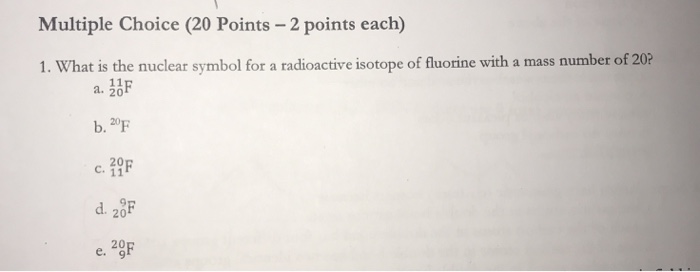 Solved Multiple Choice (20 Points 2 points each) 1. What is | Chegg.com