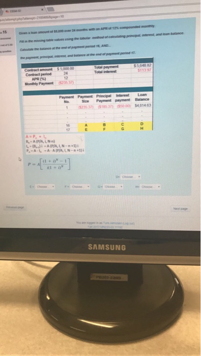 TABLE 3.6 Summary of Discrete Compounding Formulas | Chegg.com