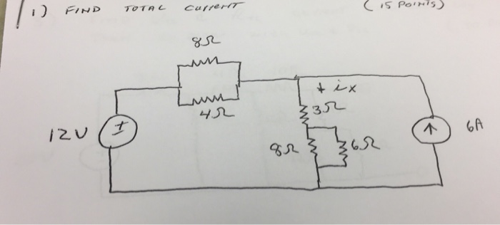 Solved FIND TOTAL CURRENT | Chegg.com