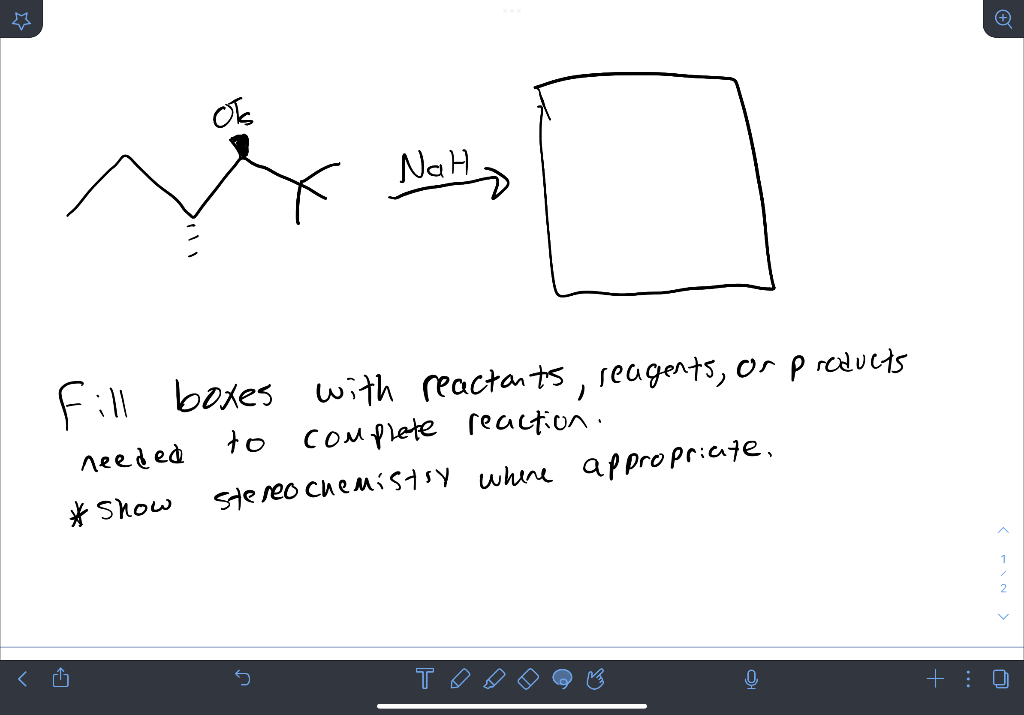 Solved Ots Nath Fill boxes with reactants, reagents, or | Chegg.com