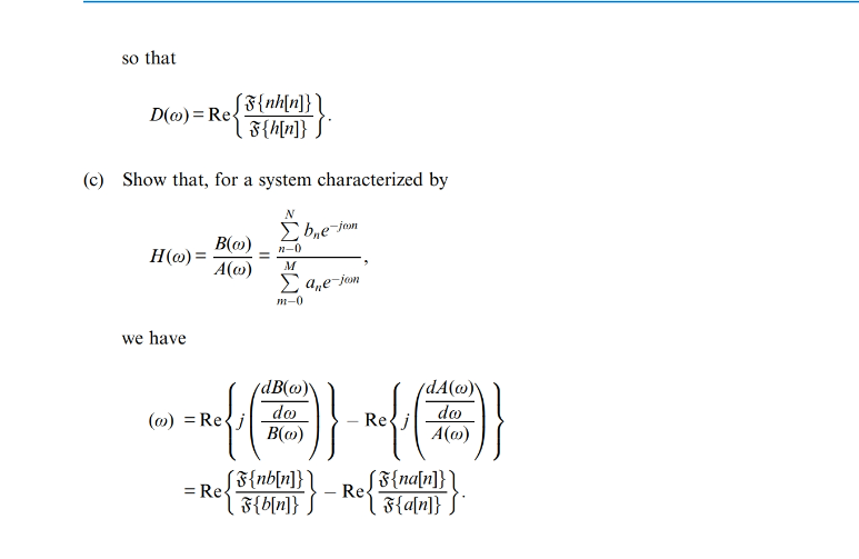 Solved For a system characterized by the frequency response | Chegg.com