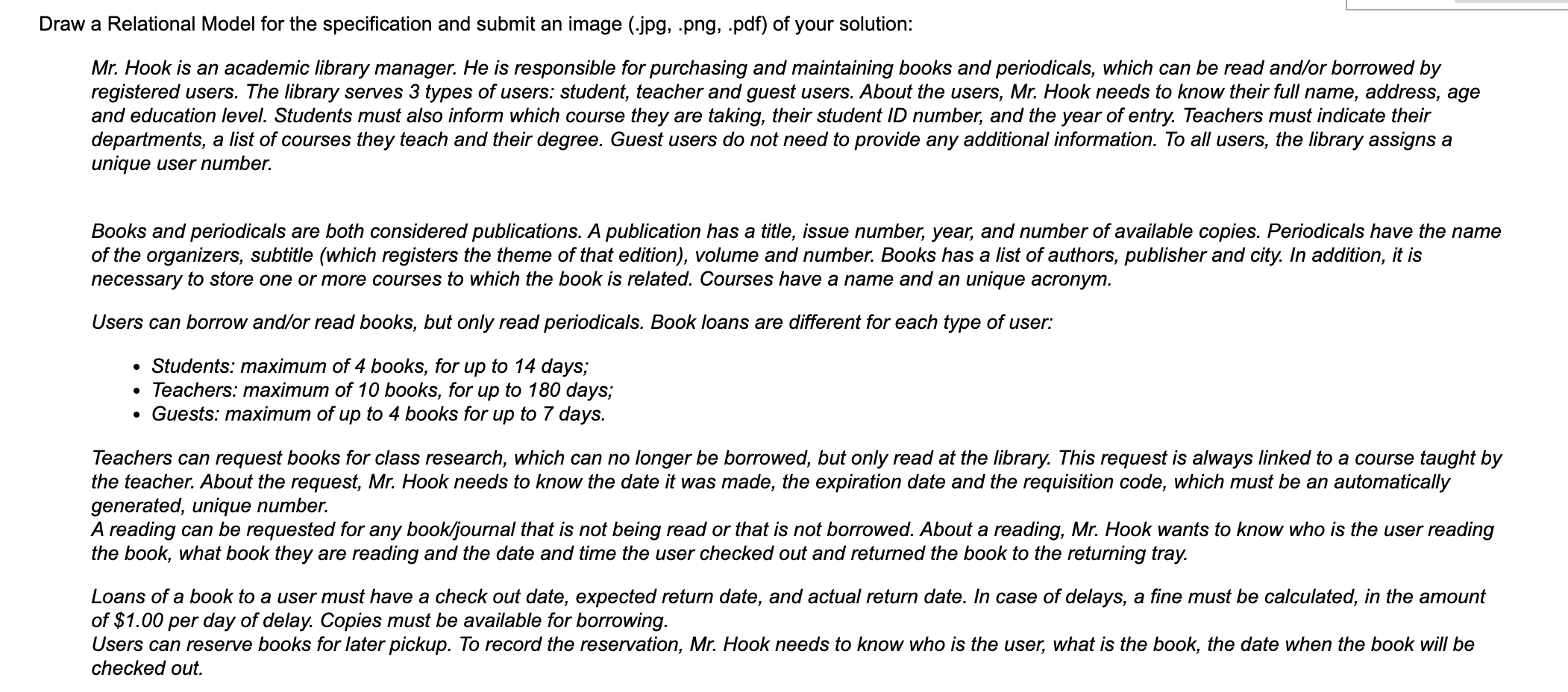 Draw a RELATIONAL MODEL, do not draw a Conceptual | Chegg.com
