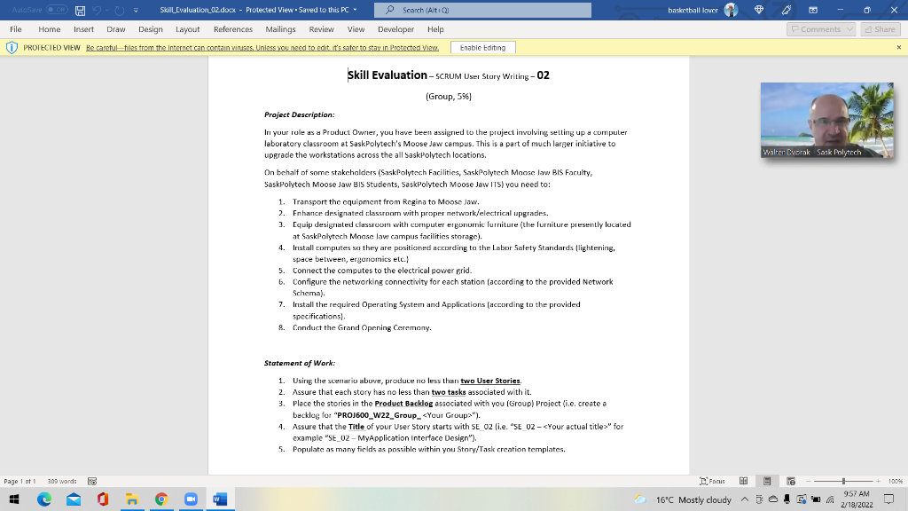 Solved B Skill_Evaluation_02.docx - Protected ViewSaved to | Chegg.com