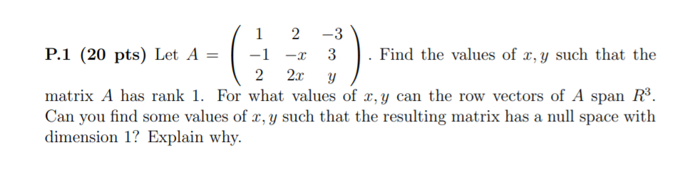Solved Hello professor, I need to answer this linear algebra | Chegg.com
