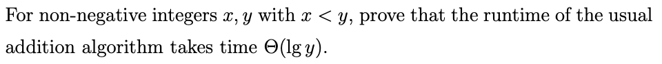 Solved For non-negative integers x,y with x | Chegg.com