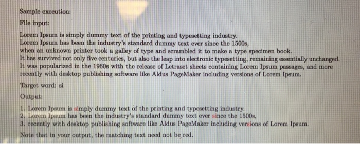 Solved 3 String Search Develop a C program that searches a | Chegg.com