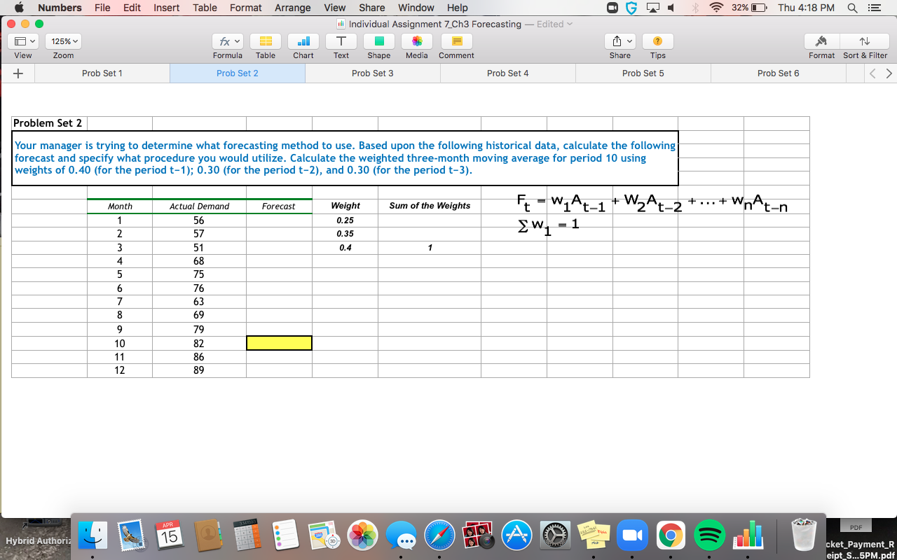 Solved Numbers File Edit Insert L- 32%O Thu 4:18 PM Q : Tv | Chegg.com