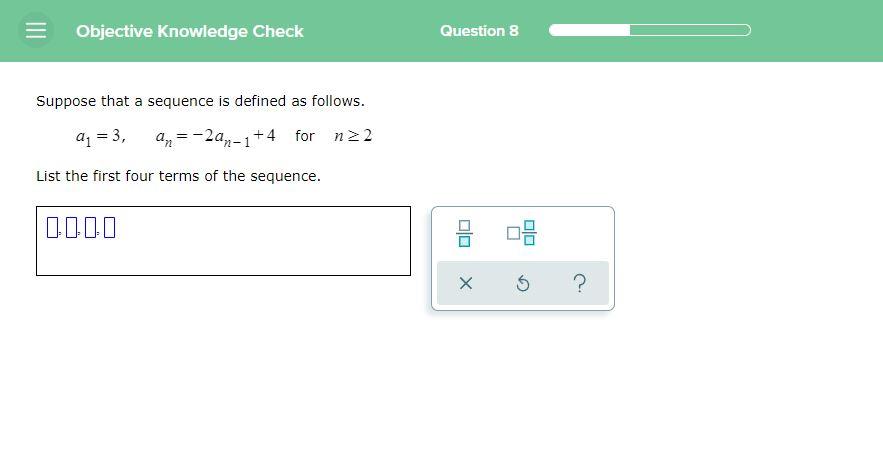 Solved = Objective Knowledge Check Question 8 Suppose that a | Chegg.com