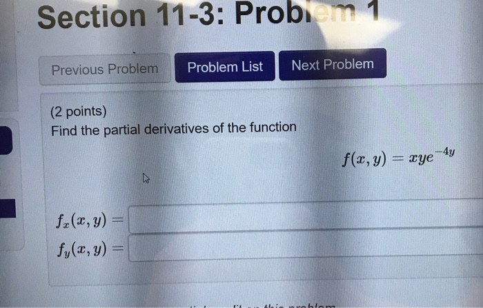 Solved Section 11-3: Probiem 1 Previous Problem Problem List | Chegg.com