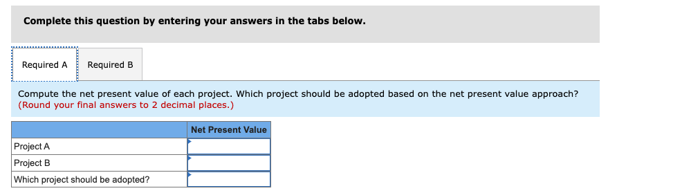 Solved Problem 16-19A (Algo) Using net present value and | Chegg.com