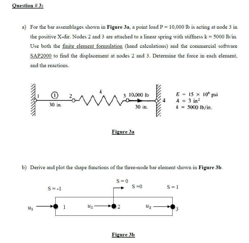 a) For the bar assemblages shown in Figure 3a, a | Chegg.com