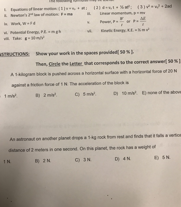 Solved 3. What horizontally-applied force will accelerate a | Chegg.com