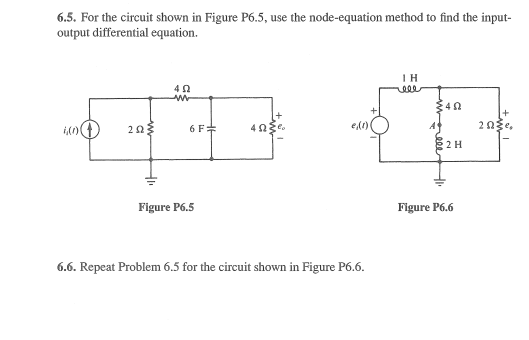 Solved 65 For The Circuit Shown In Figure P65 Use The 