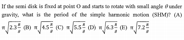 Solved If the semi disk is fixed at point O and starts to | Chegg.com