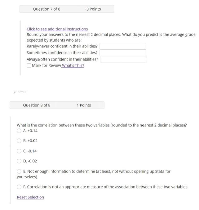 Solved Part 5 of 6 Using our Class Survey data, Prof. Denice | Chegg.com
