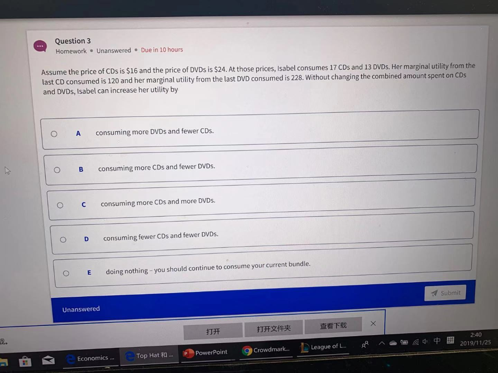 Solved Question 1 Homework. Unanswered. Due in 10 hours | Chegg.com