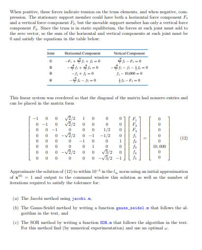 Problem 2 (30 pts) Trusses are lightweight structures | Chegg.com
