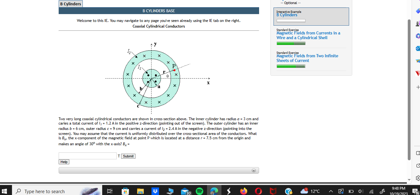 Solved B CYLINDERS BASE Interactive Example Welcome to this | Chegg.com