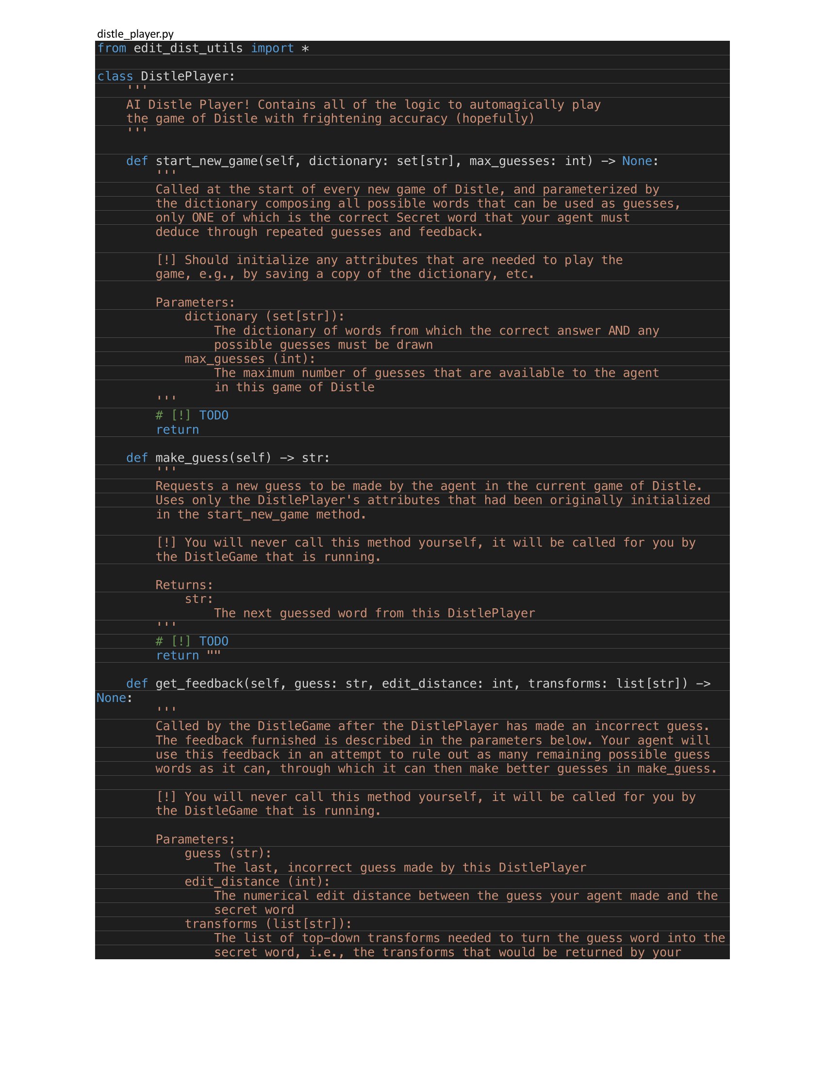 distle_game.py from edit_dist_utils import ∗ from | Chegg.com