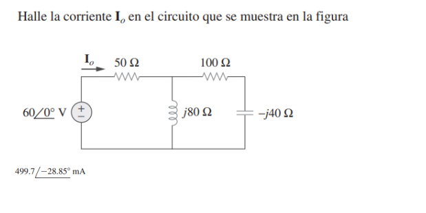 Solved Halle la corriente Io en el circuito que se muestra | Chegg.com